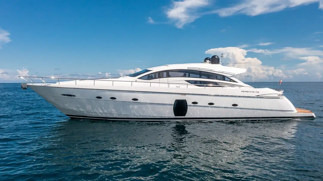 Rent this 75' Pershing on Anchor