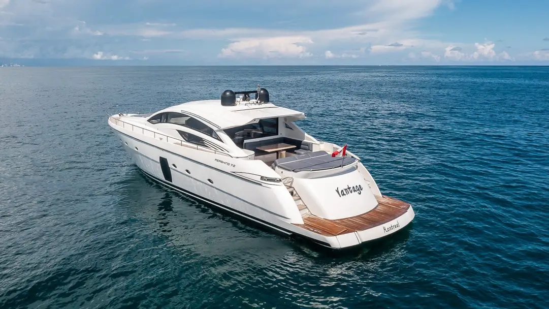 Rent this 75' Pershing on Anchor